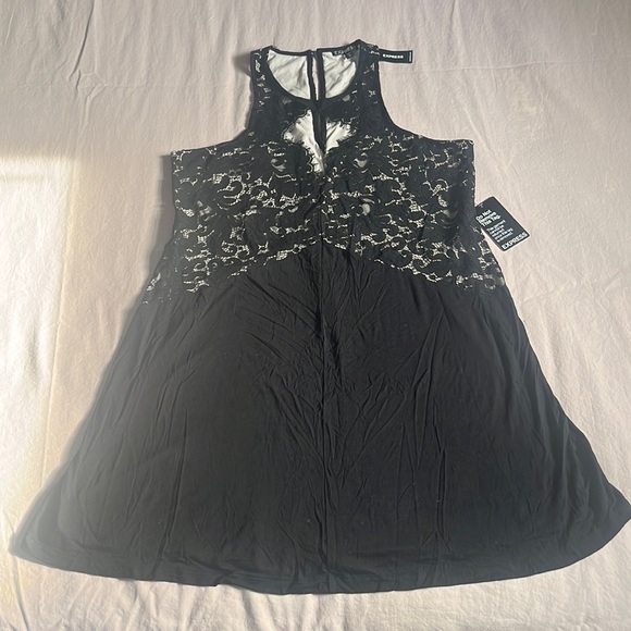 Express | Dresses | Nwt Express Lace Top Dress | Poshmark